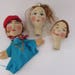 Puppet Heads Three European Women Puppet Heads Old Puppet - Etsy