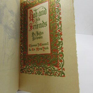 Antique Book, Antique Rab and His Friends Book, Antique Books 1917, Rab ...