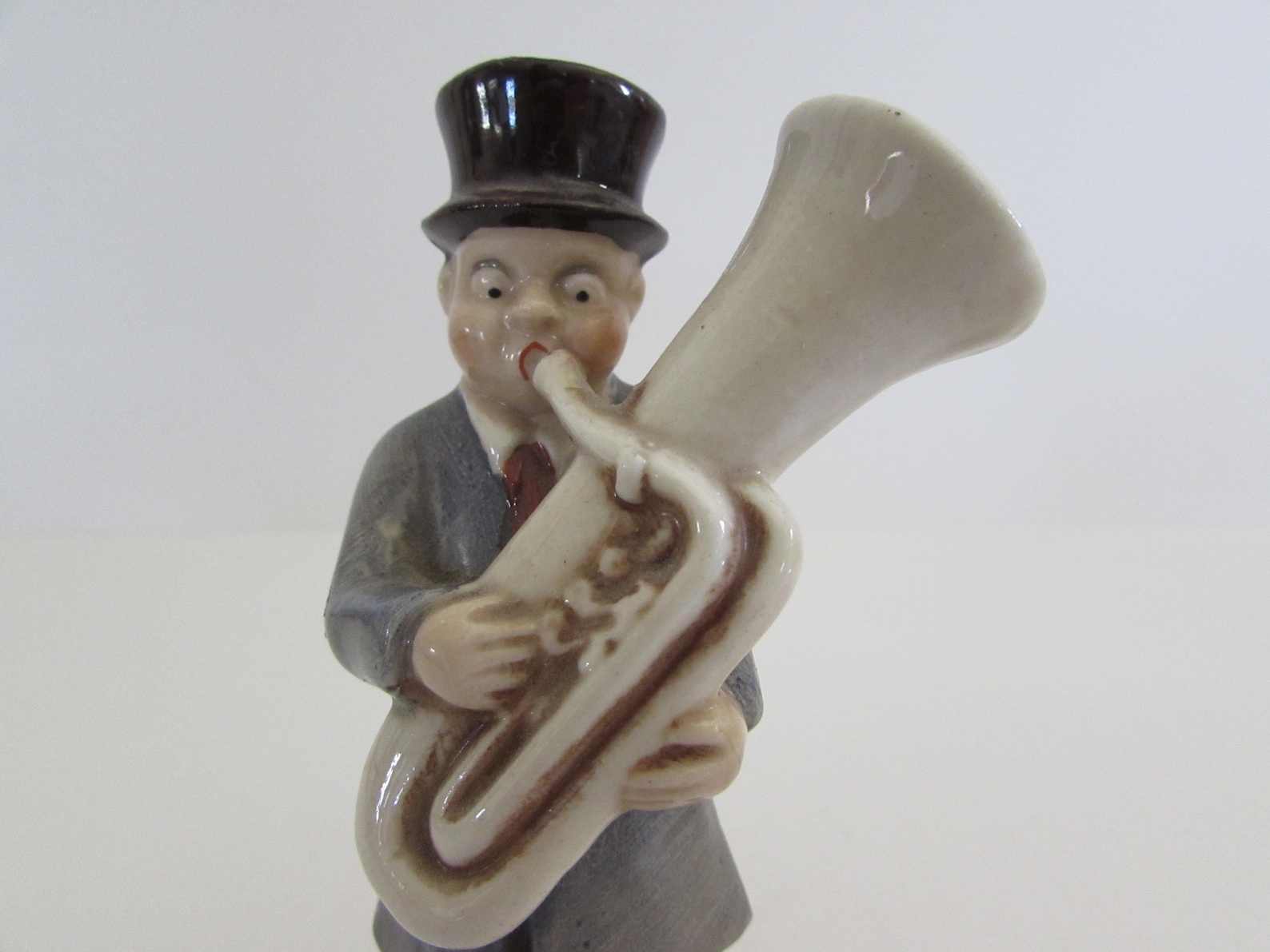 German Figurine Vintage Man Playing Tuba Figurine Man | Etsy