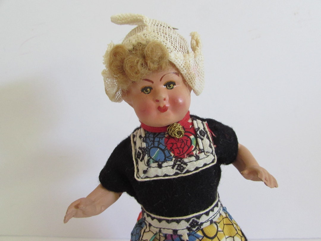 Ethnic Dolls, Dutch Doll, Vintage 1950's Dutch Doll, Dutch Doll ...