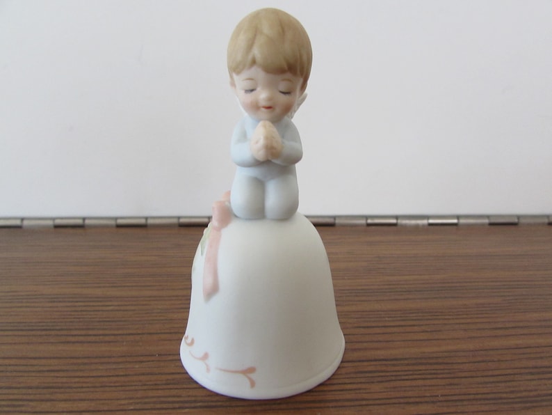 Lefton Angel Bell Vintage Lefton Boy Angel Bell Porcelain - Etsy