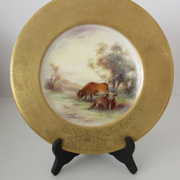 Royal Worcester Antique Plate - Etsy