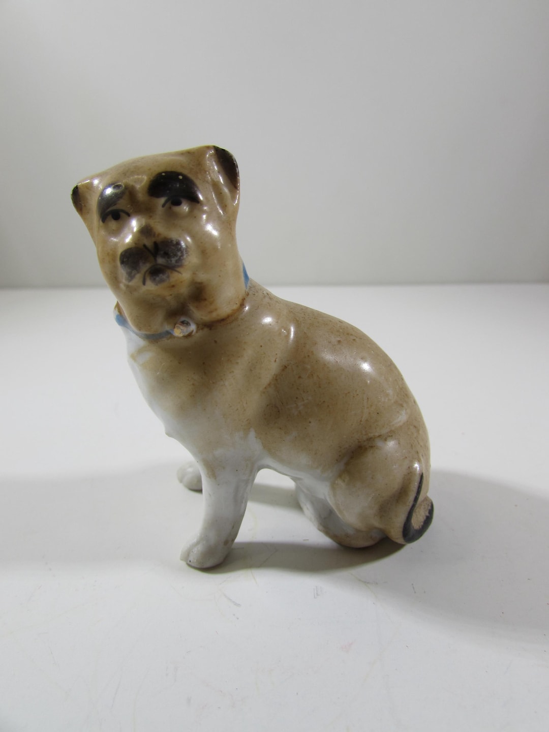 Antique Figurines, Antique Dog Figurine, Antique Pug Figurine, Antique ...