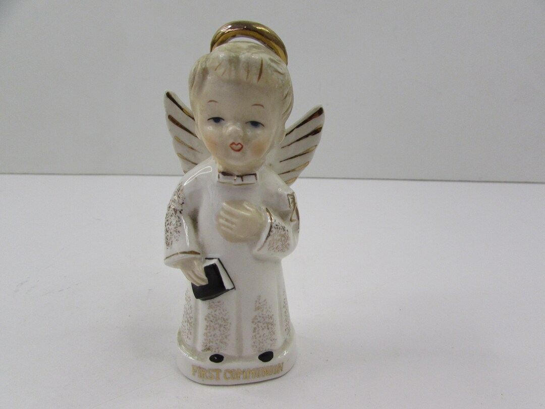 Rare Vintage First Communion Boy Angel Figurine - Etsy