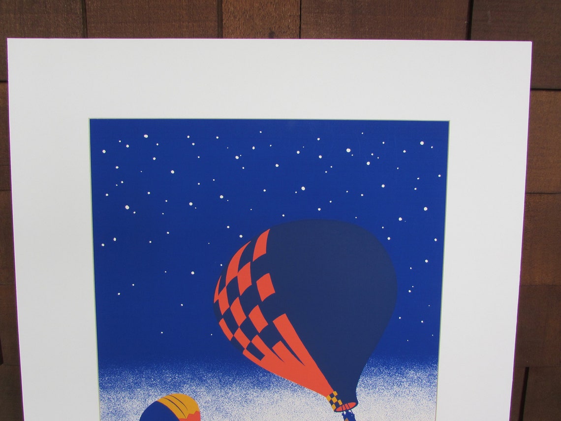 Albuquerque Poster 1981 Albuquerque Balloon Fiesta Poster - Etsy