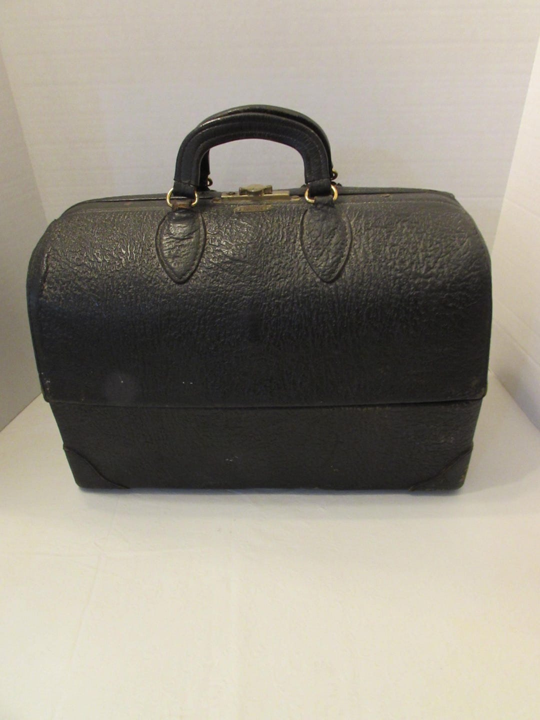Antique Emdee by Schell Leather Medical Bag: Physician's Housecall ...