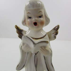 Choir Angel Figurine, Vintage Choir Angel Figurine, Holiday Angel ...