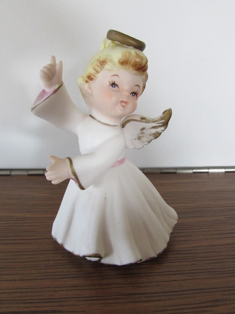 Lefton Angel Vintage Lefton Angel Figurine Angel Figurines - Etsy