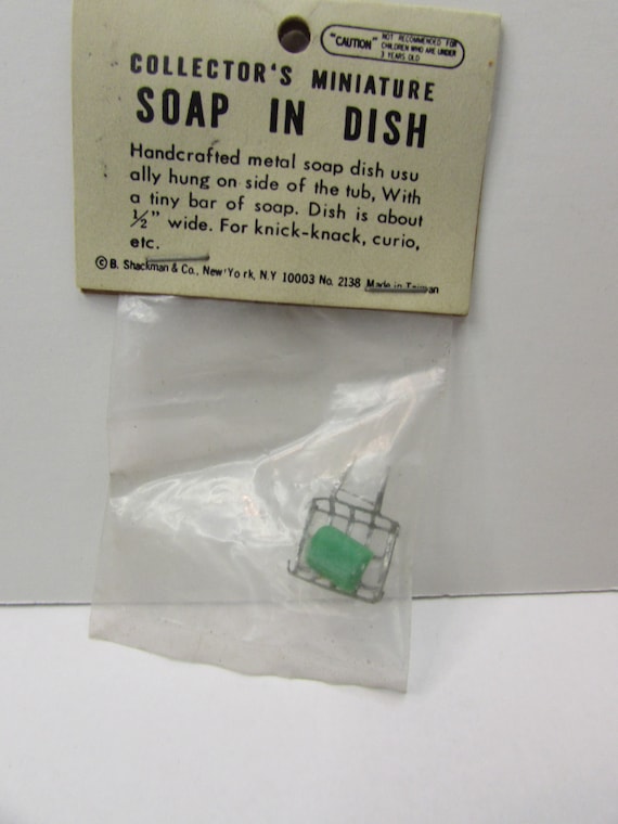 Miniatures Dollhouse Miniatures Miniature Soap in Dish - Etsy