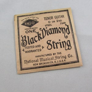 Instruments, Guitar Strings, Vintage Guitar Strings, Black Diamond ...