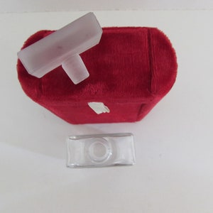 Vintage Perfume, Vintage Velvet Perfume Box and Bottle, Vintage Perfume ...