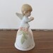 Lefton Angel Bell, Vintage Lefton Boy Angel Bell, Porcelain Lefton Boy ...