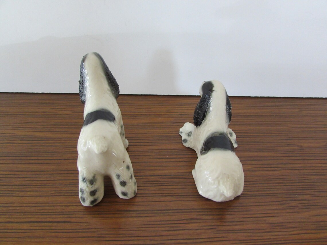 Dog Figurines Cocker Spaniels Vintage Small Cocker Spaniel - Etsy