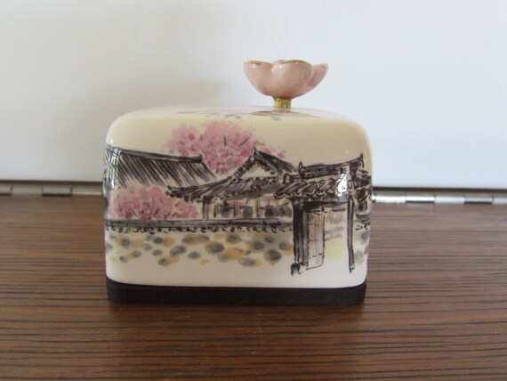 Collectibles Music Box RARE Moony Orgel Music Box Vintage Porcelain ...