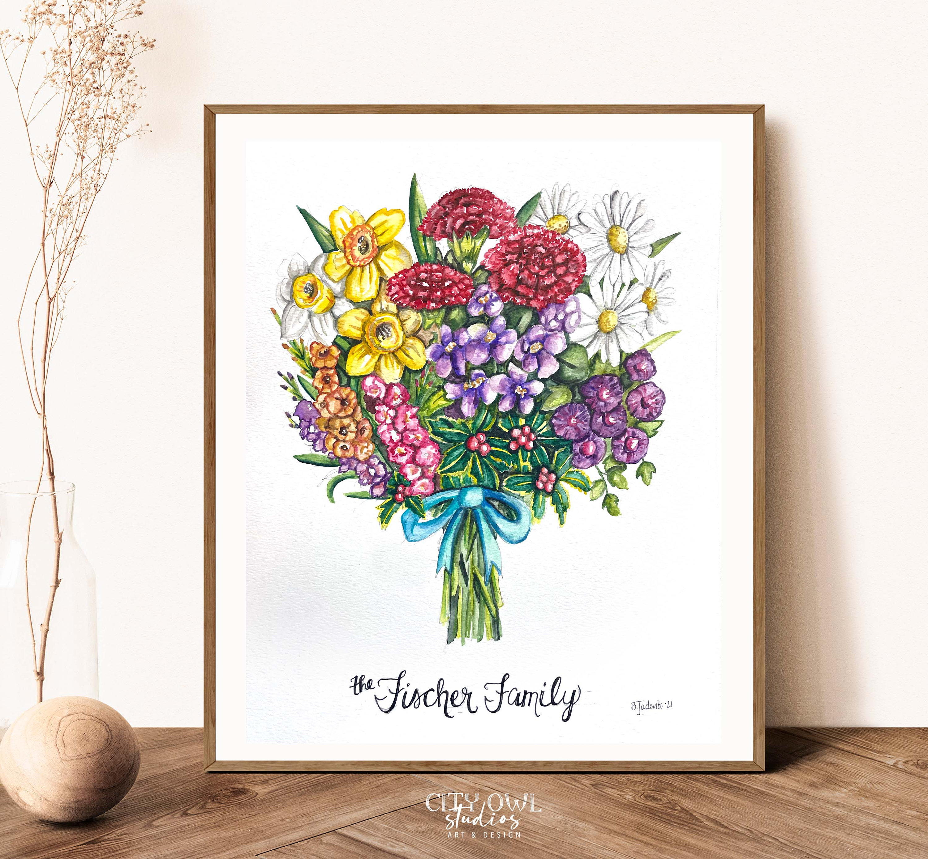 Birth Flower Bouquet - Etsy