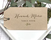 Name Card Tags Customized Place Cards Guests Seating - Etsy