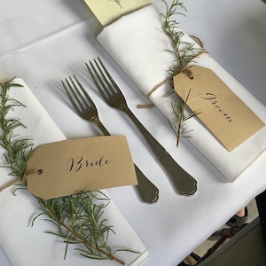 Customized Bridesmaid Gift Tags, Bridesmaid Name Tags, Personalized ...