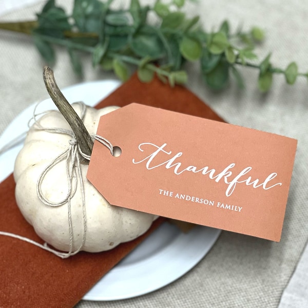 Thanksgiving Tags - Etsy