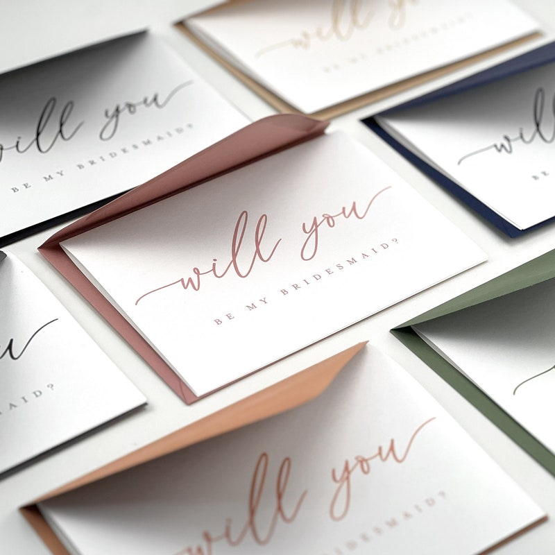 Brides Maid Proposal Simple - Etsy