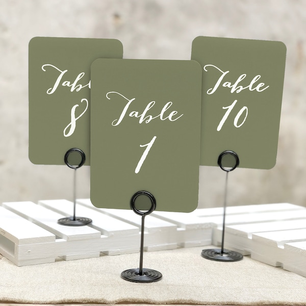 5x7 Table Numbers - Etsy