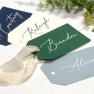 Wedding Dinner Menu Cards - Hunter Green Printed White Ink Wedding ...