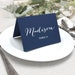Navy Blue Wedding Program Fans Wooden Sticks Included - Navy Blue ...