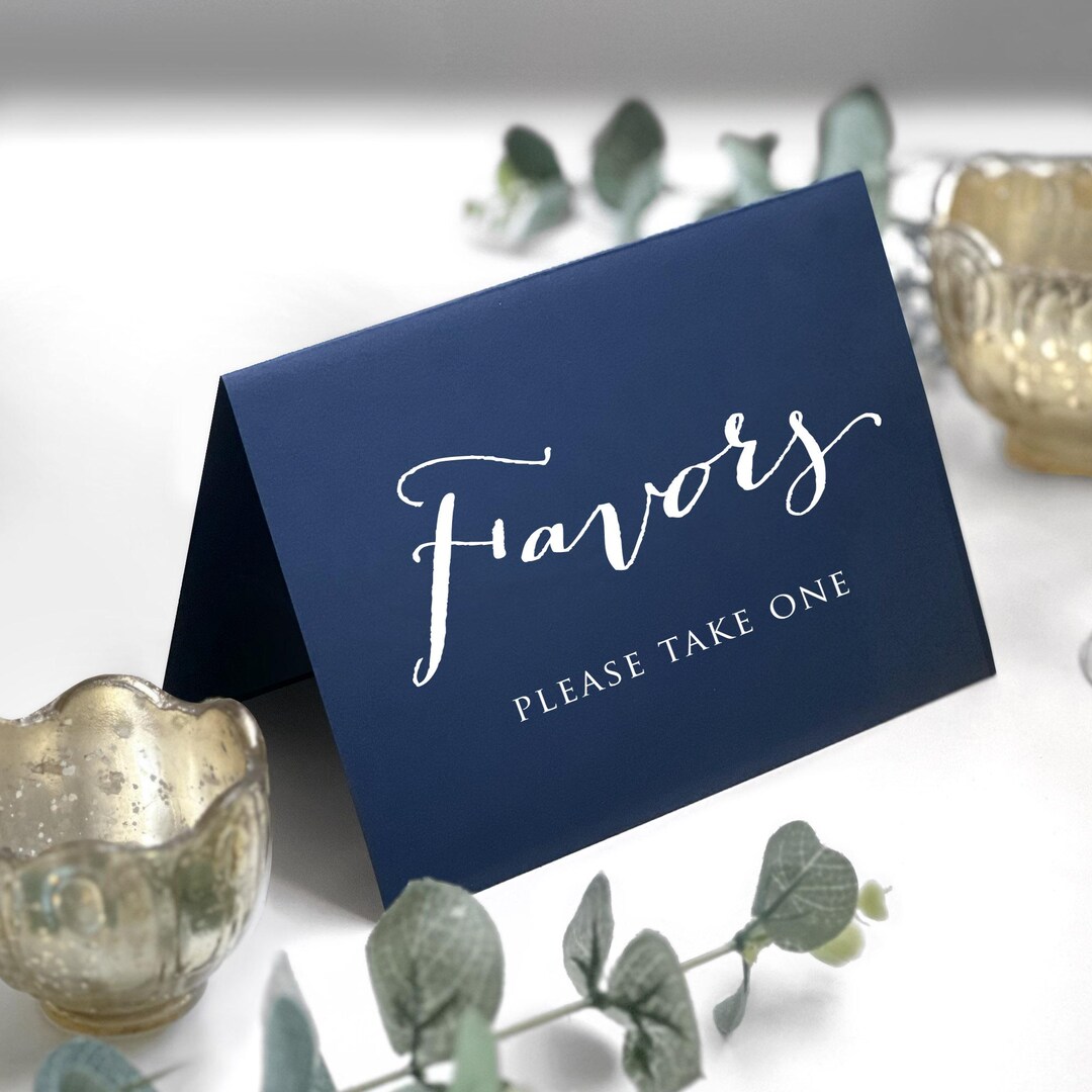 Favors Sign, Please Take One, Take Home Gifts Table Signs, Sign for ...