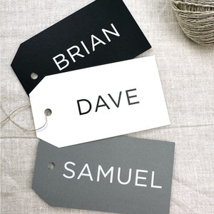 Groomsman Gift Tags, Best Man Name Tags, Printed Groomsmen Gift Tags ...