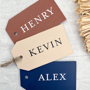 Groomsman Gift Tags, Best Man Name Tags, Printed Groomsmen Gift Tags ...