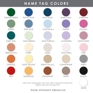 Christmas Name Tags, Christmas Stocking Gift Tags, Printed Personalized ...