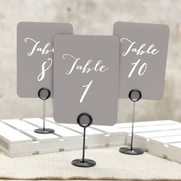 Grey Table Numbers - Etsy