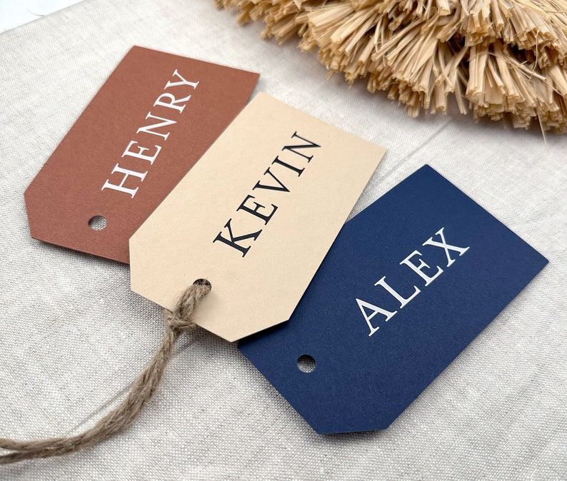 Groomsman Gift Tags Best Man Name Tags Printed Groomsmen - Etsy
