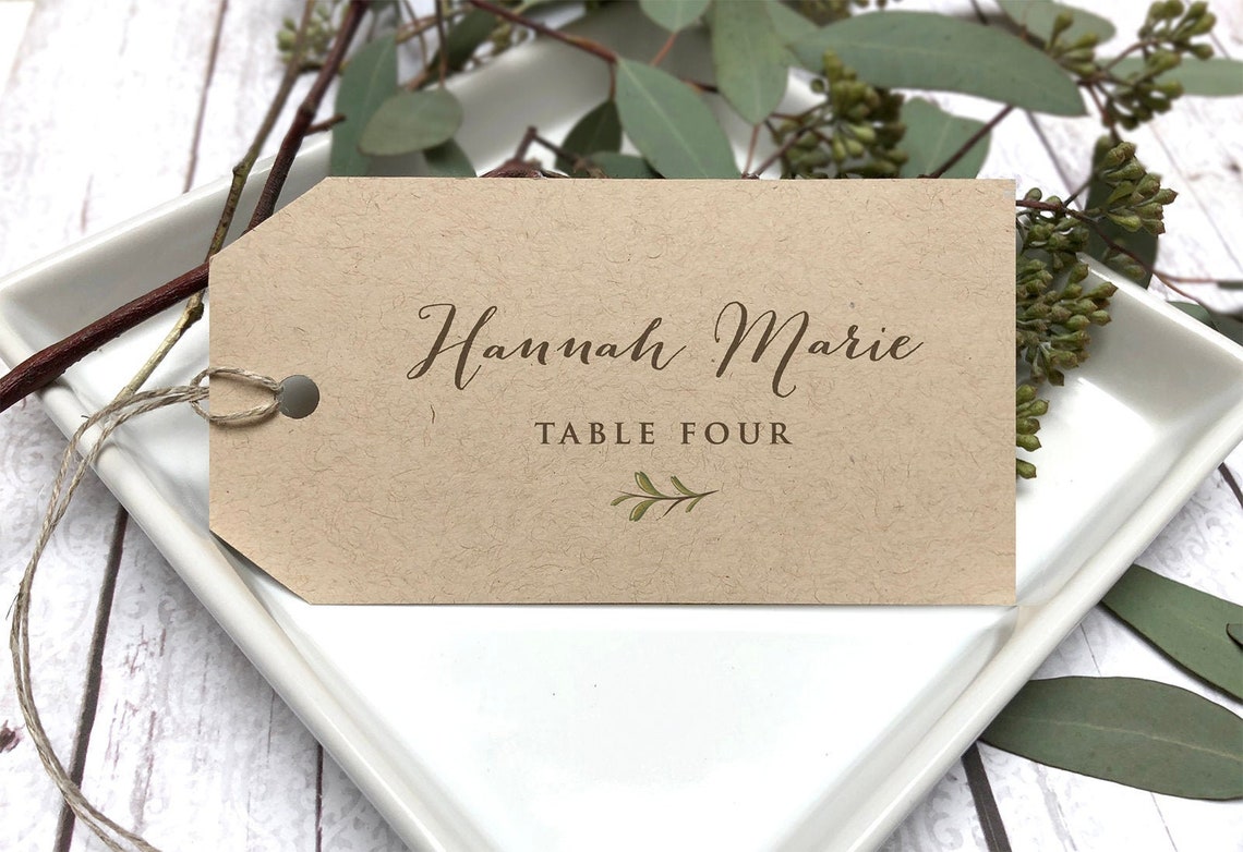 Name Card Tags Customized Place Cards Guests Seating - Etsy