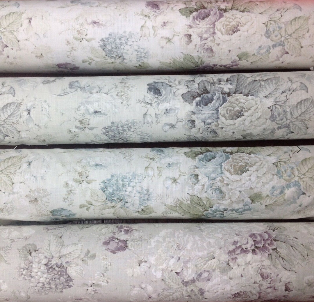 Porter and Stone Constance Floral Fabric. for Upholstery, Curtains ...