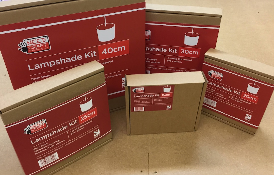 Lampshade Making Kits, Round Drum, Ceiling or Lamp Shades Available in ...