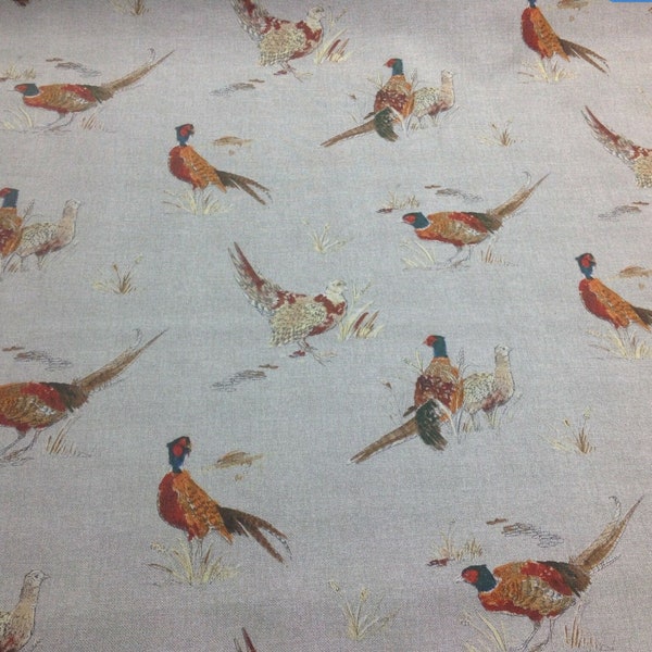 Pheasant Fabric - Etsy UK
