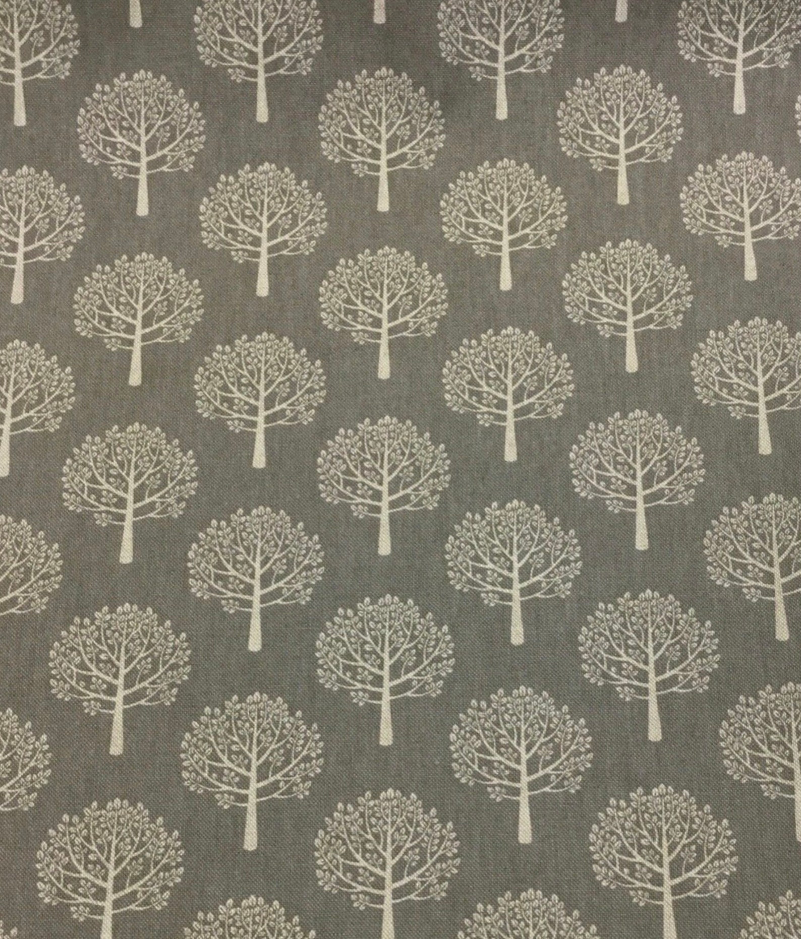 Mulberry Trees, Cotton Rich-linen Look Fabric. for Upholstery, Curtains ...