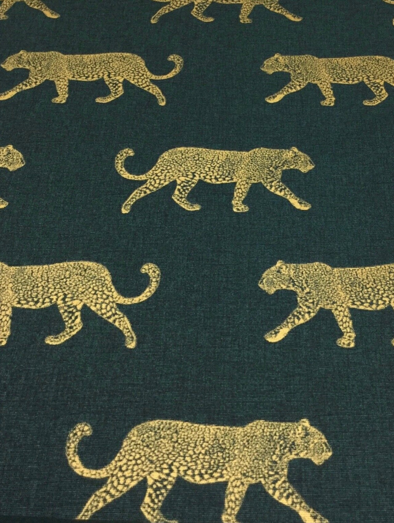 Fryetts Leopard Cotton Fabric. for Upholstery, Curtains, Cushions ...