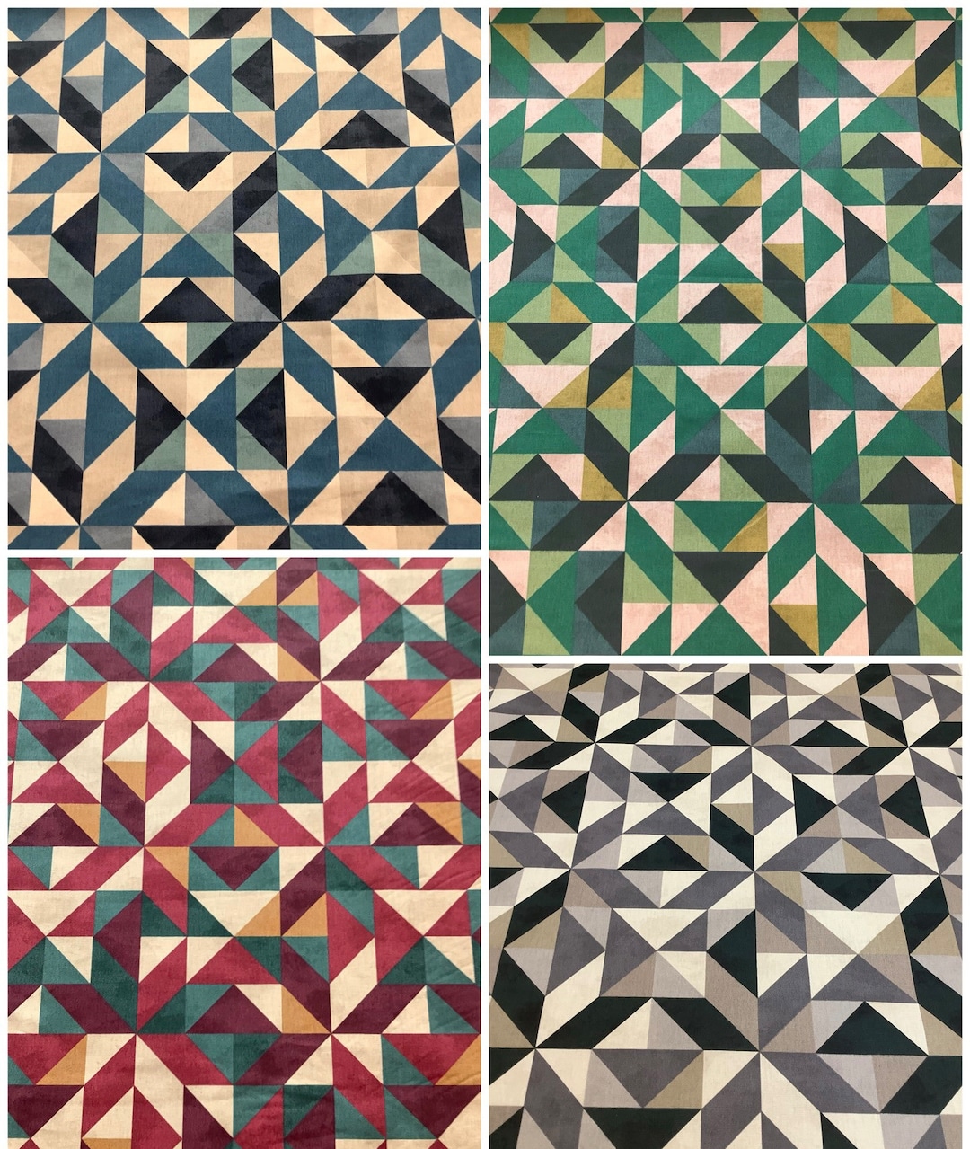 Iliv Acute Geometric Cotton Fabric, for Upholstery/curtains/cushions ...