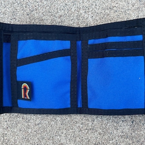 Rare Vintage 80s Blue Rainbow of California Velcro Wallet - Etsy