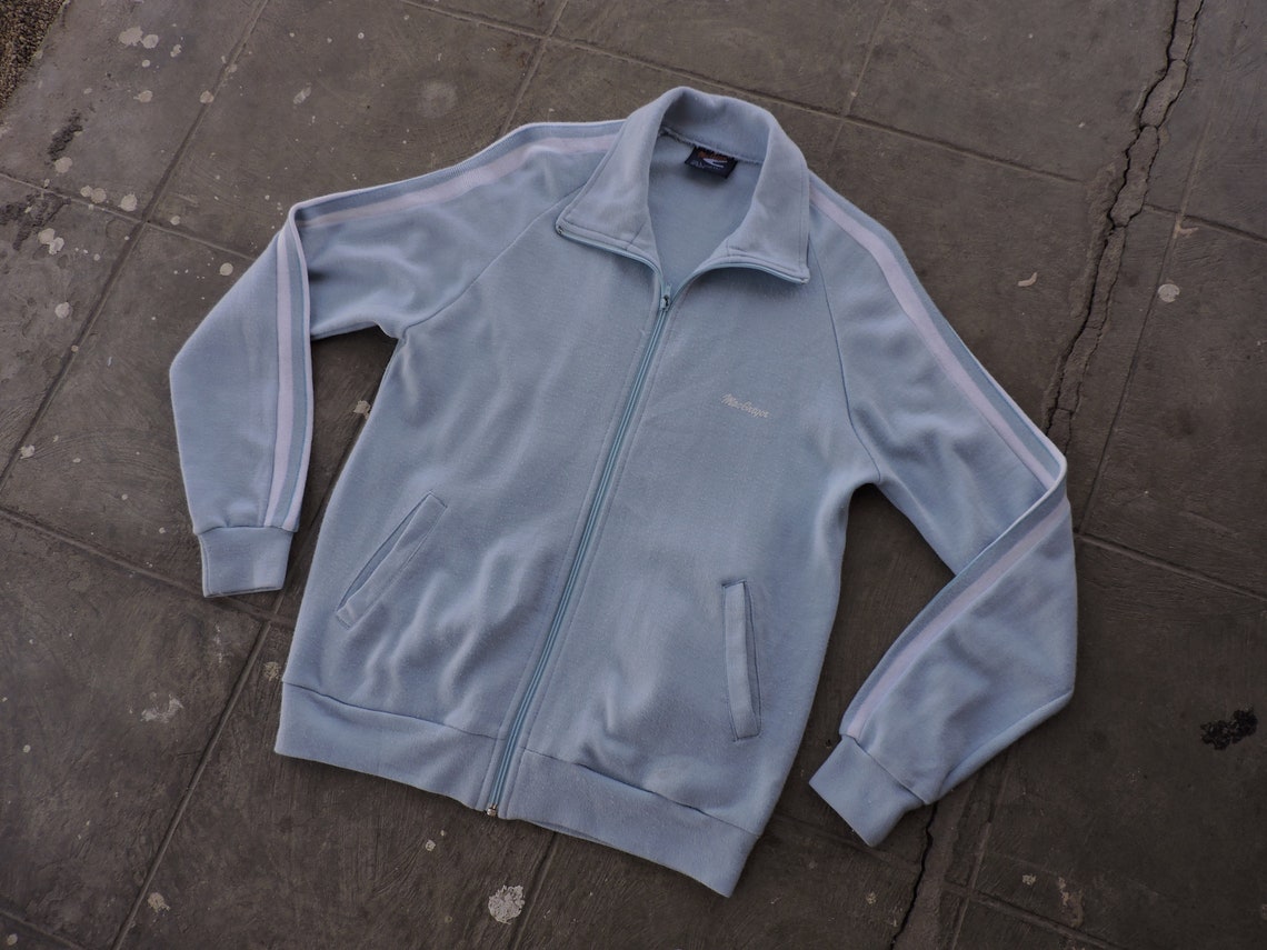 Rare Vintage Macgregor Light Blue Zip up Track Jacket M - Etsy