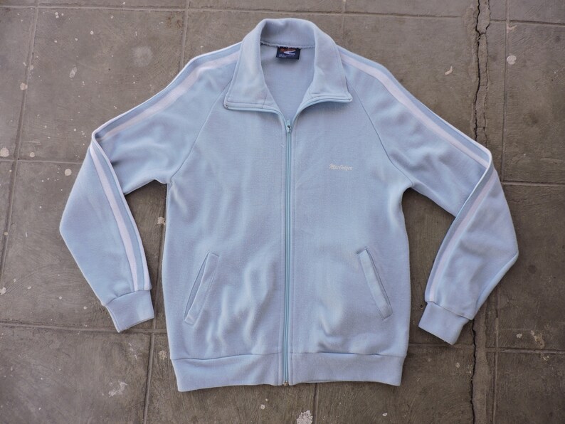Rare Vintage Macgregor Light Blue Zip up Track Jacket M - Etsy