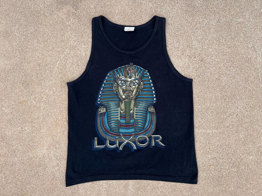 BEAT to HELL Rare Vintage Luxor King Tut Las Vegas Tank Top M - Etsy
