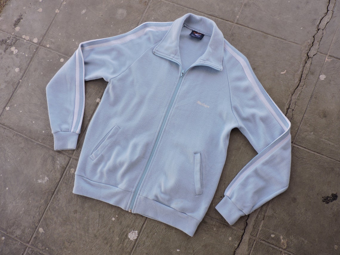 Rare Vintage Macgregor Light Blue Zip up Track Jacket M - Etsy