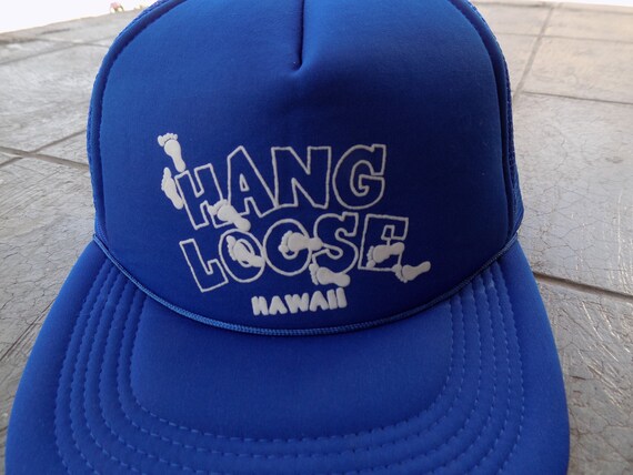 Rare Vintage Hang Loose Hawaii Baseball Cap - Gem