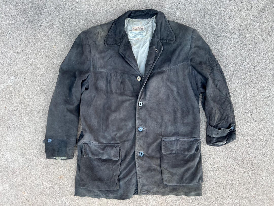 BEAT to HELL Rare Vintage 40s/50s Charcoal Marshall Field & Co Dupont ...