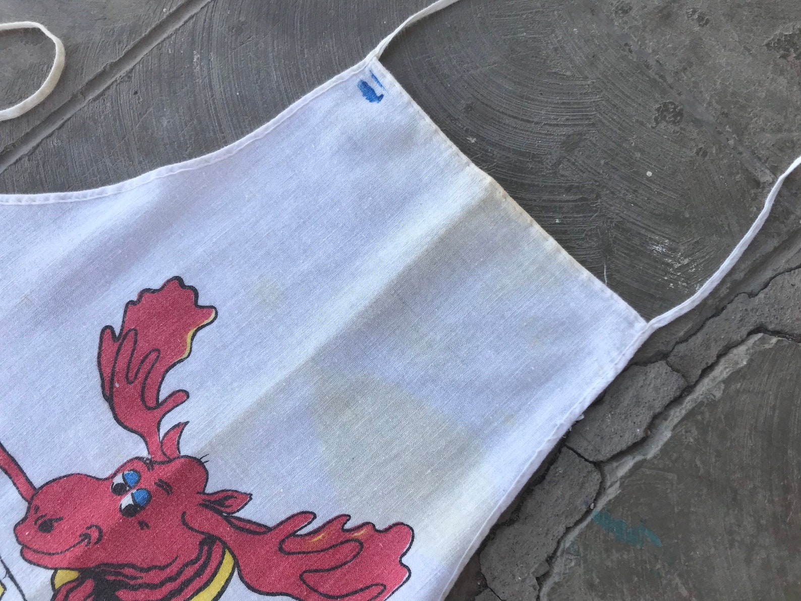 BEAT To HELL Rare 50s Alaska Bar Linen Apron | Etsy