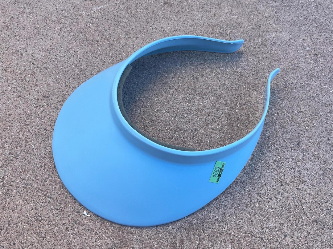 Rare Vintage Deadstock 80s/90s Baby Blue Plastic Sun Visor - Etsy