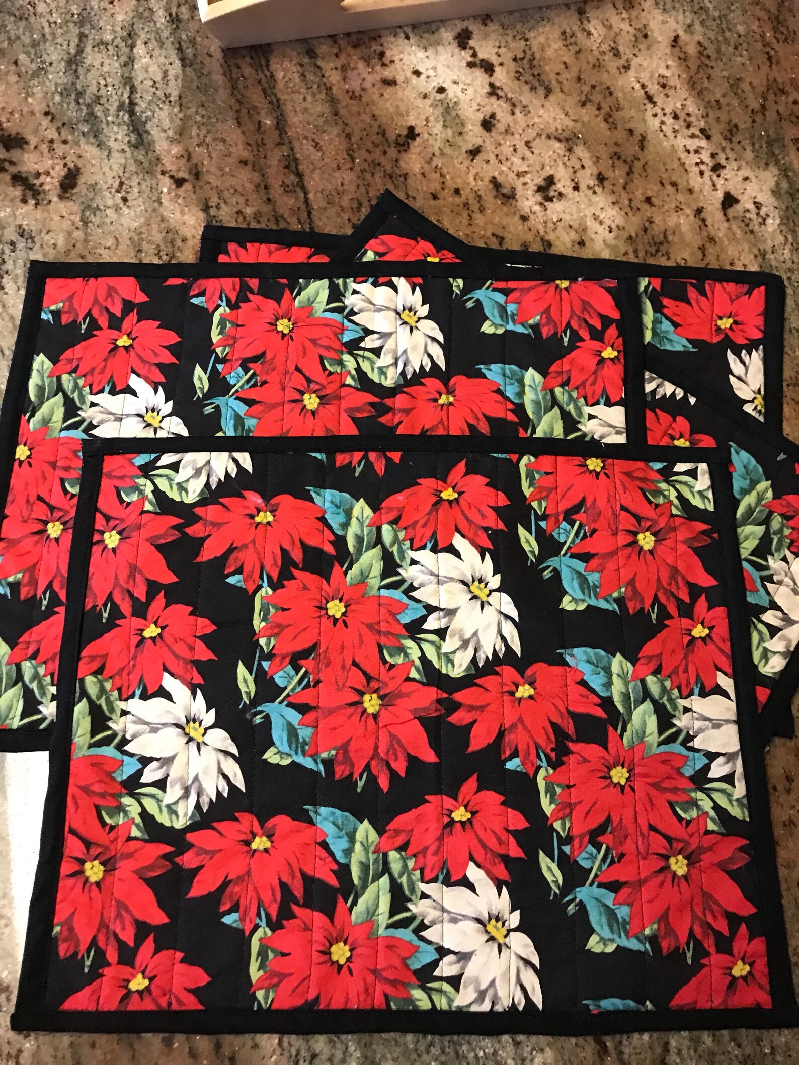 Set of 4 Christmas Placemats - Etsy