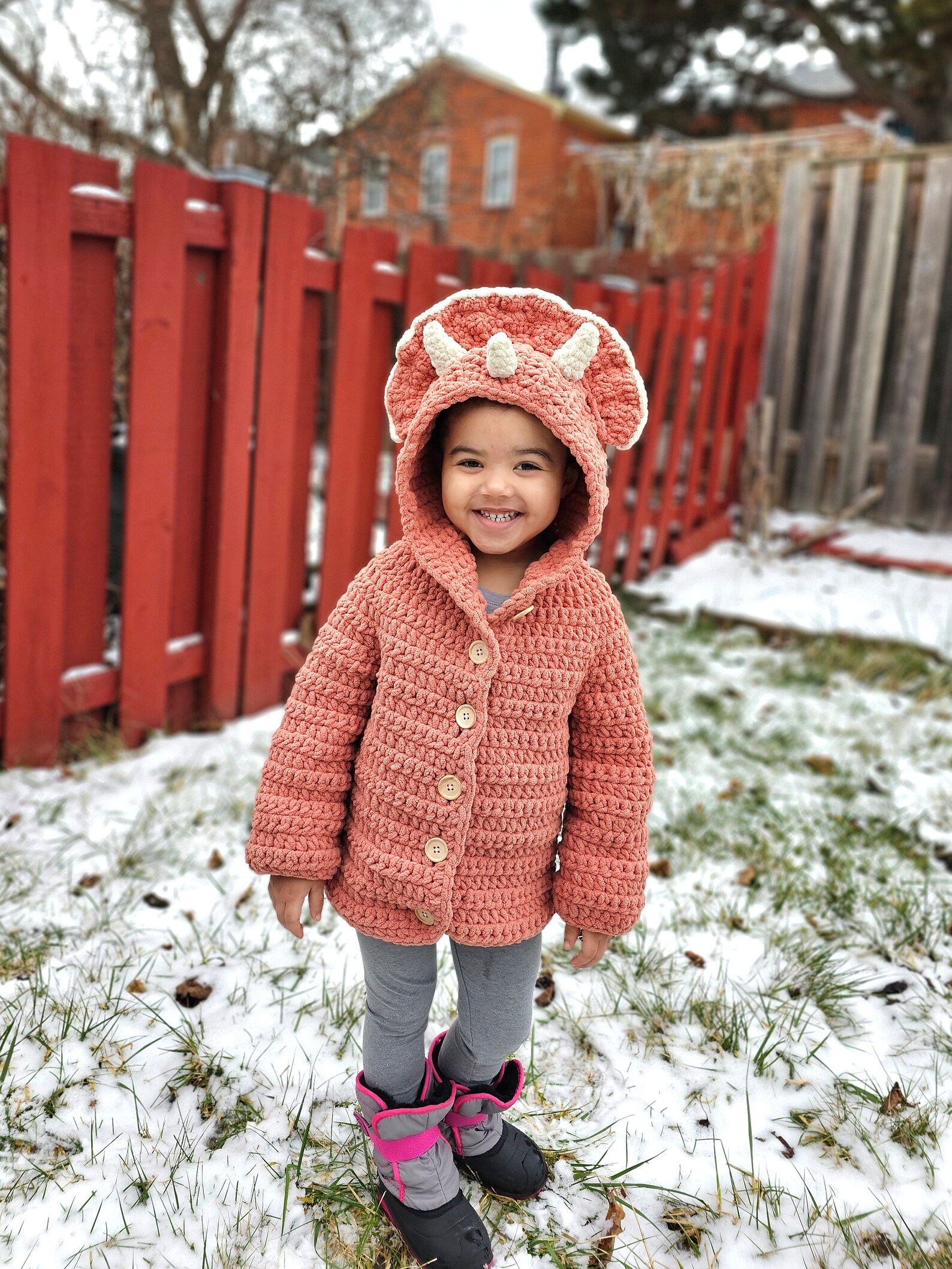Crochet Triceratops Sweater Pattern. Dinosaur Sweater. Kids Sweater ...